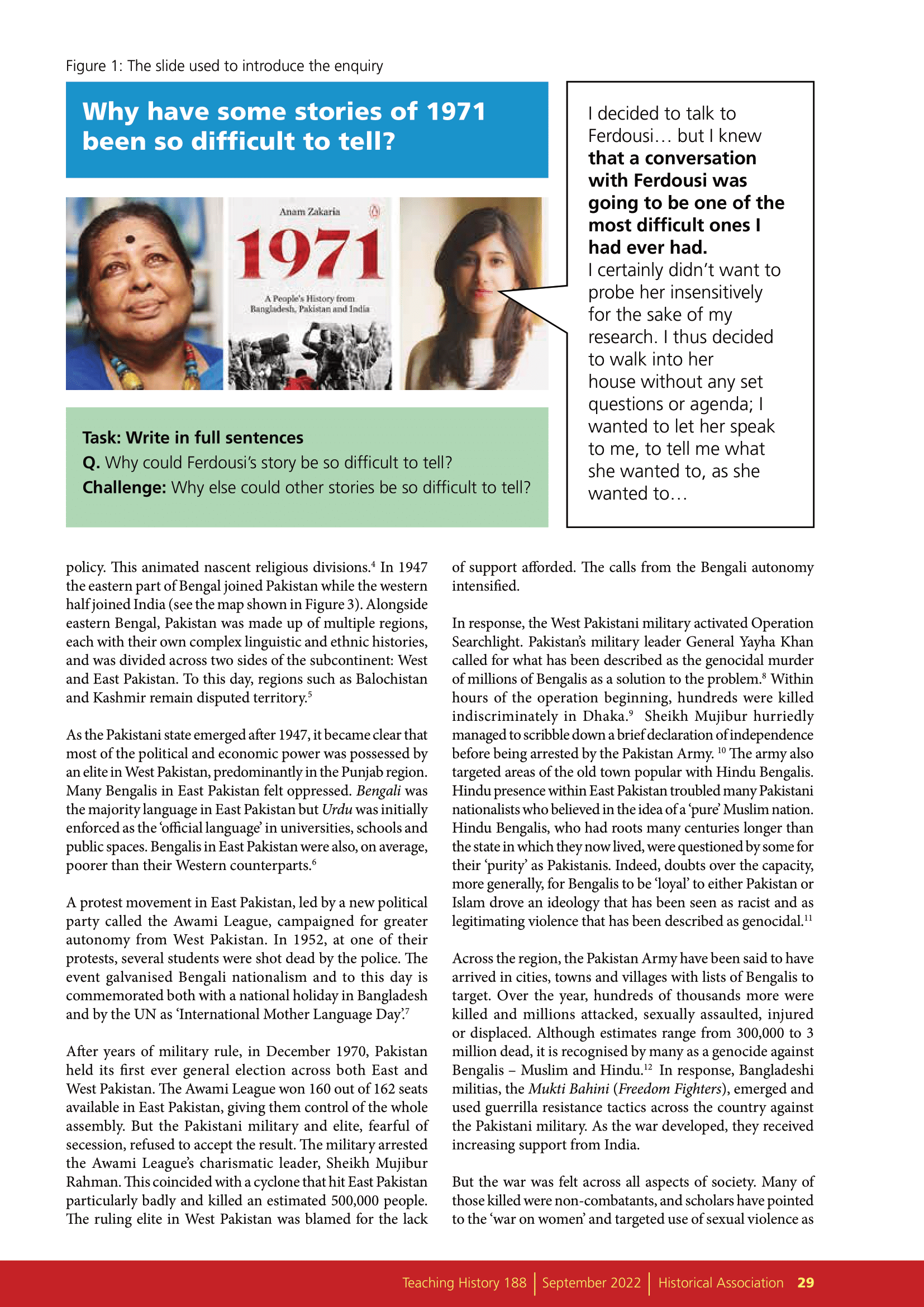 TELLING DIFFICULT STORIES ABOUT THE CREATION OF BANGLADESH – Another ...