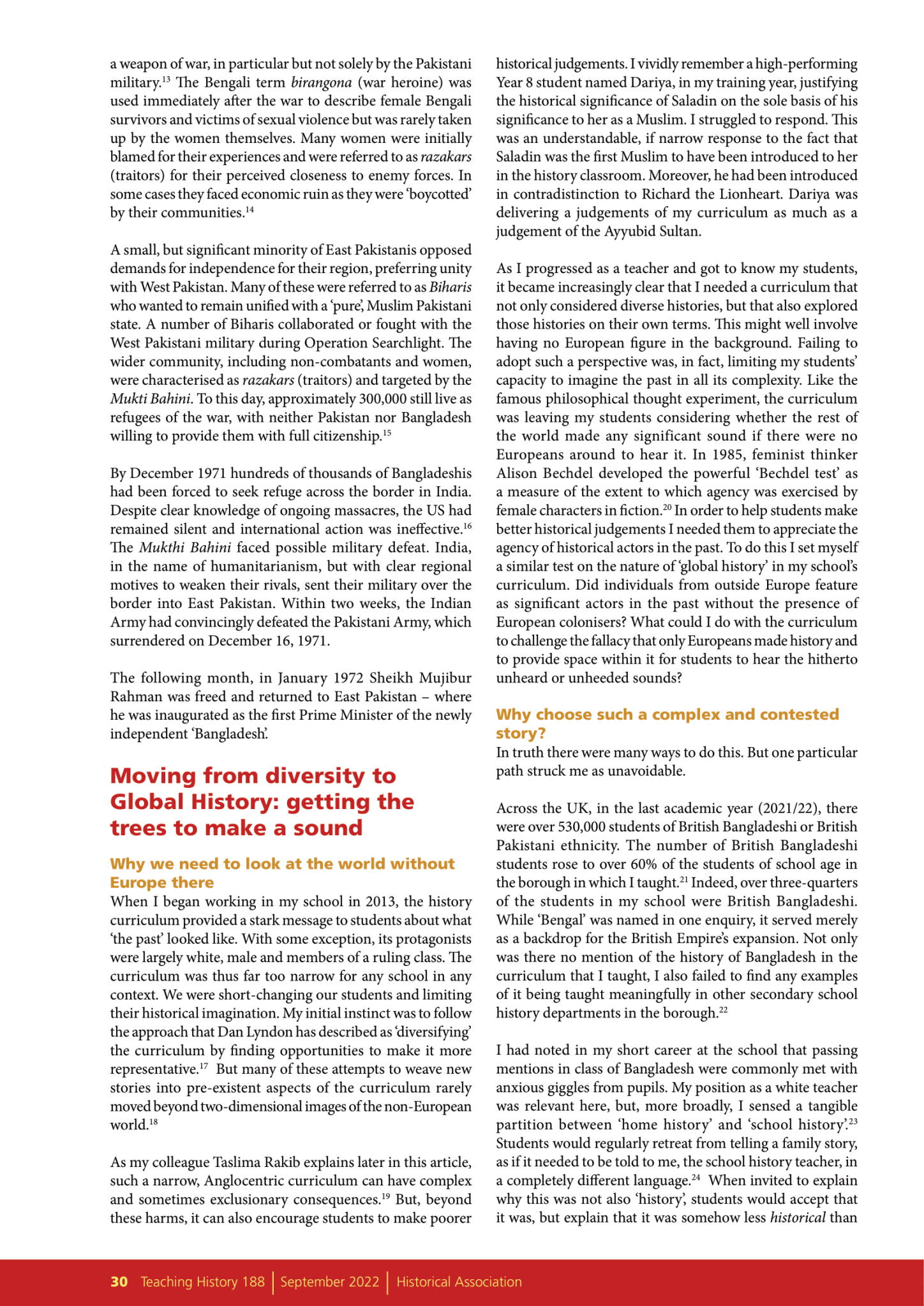 TELLING DIFFICULT STORIES ABOUT THE CREATION OF BANGLADESH – Another ...